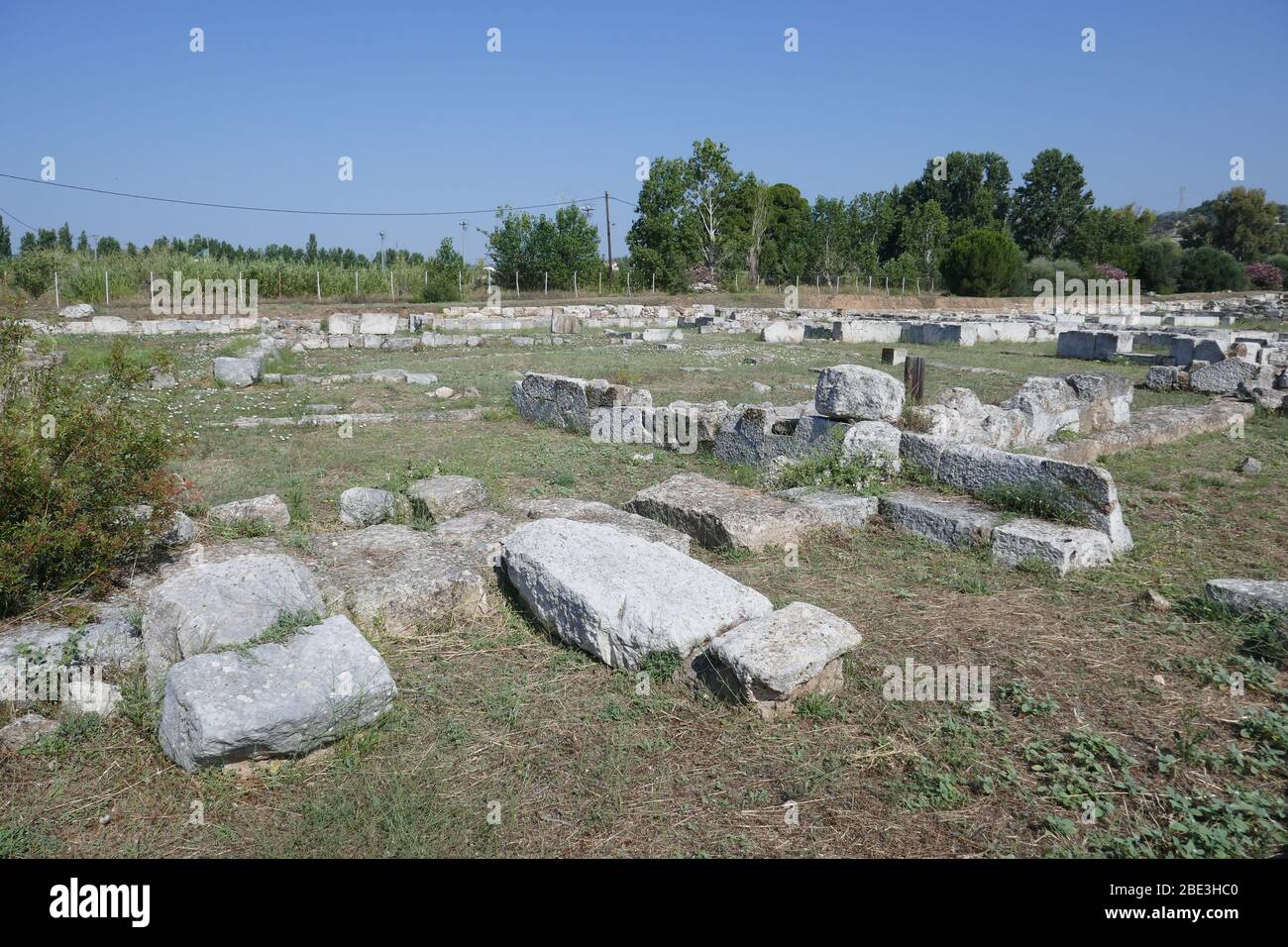 Archaeological Site of Eretria Stock Photo - Alamy