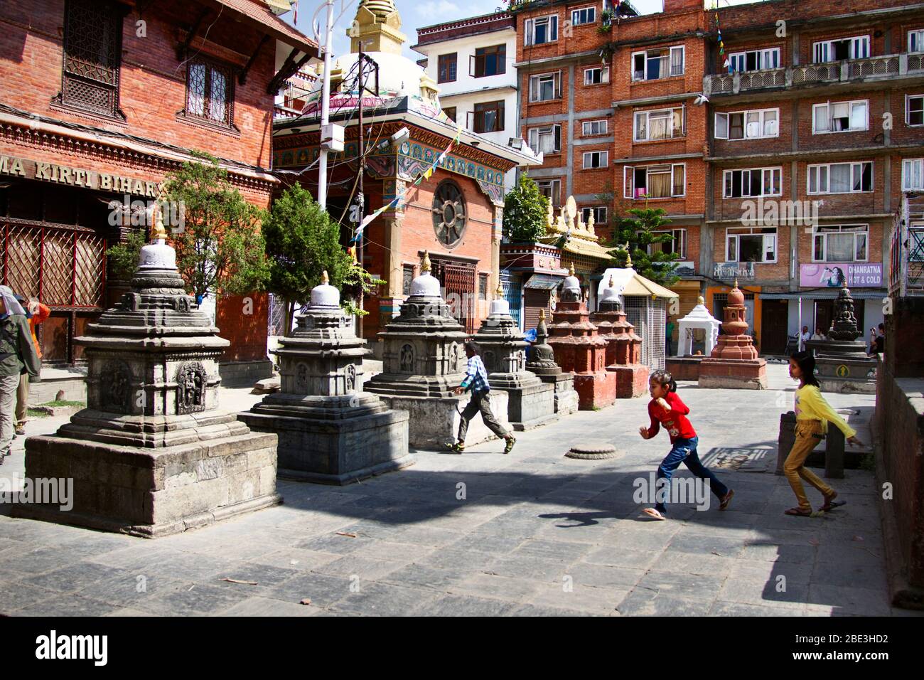 Nepal, Kathmandu, Buddhist, Temple, Stupa, Kaathe Swyambhu Shee: Gha ...