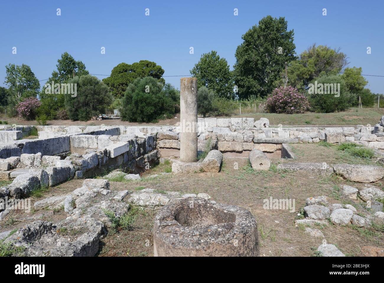 Archaeological Site of Eretria Stock Photo - Alamy