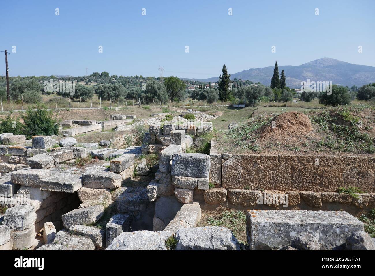 Archaeological Site of Eretria Stock Photo - Alamy