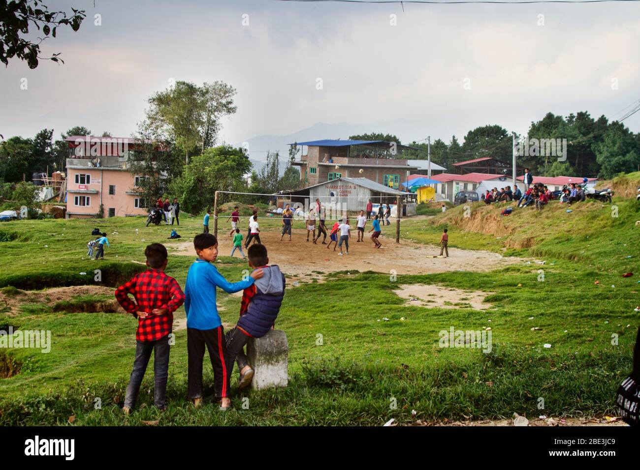 Nepal, Kathmandu Valley, Village, Nagarkot, Friend, Kids, Play, Game ...