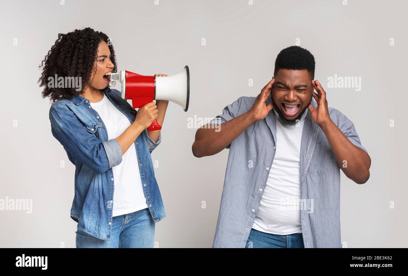 Angry Black Man Yelling