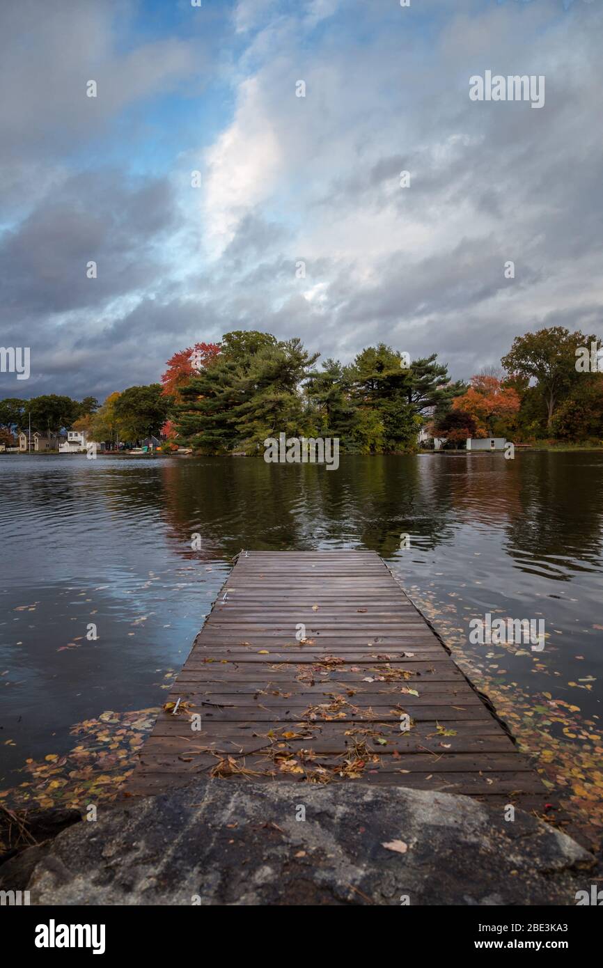 A Fall Scene in Worcester Massachusetts Stock Photo - Alamy