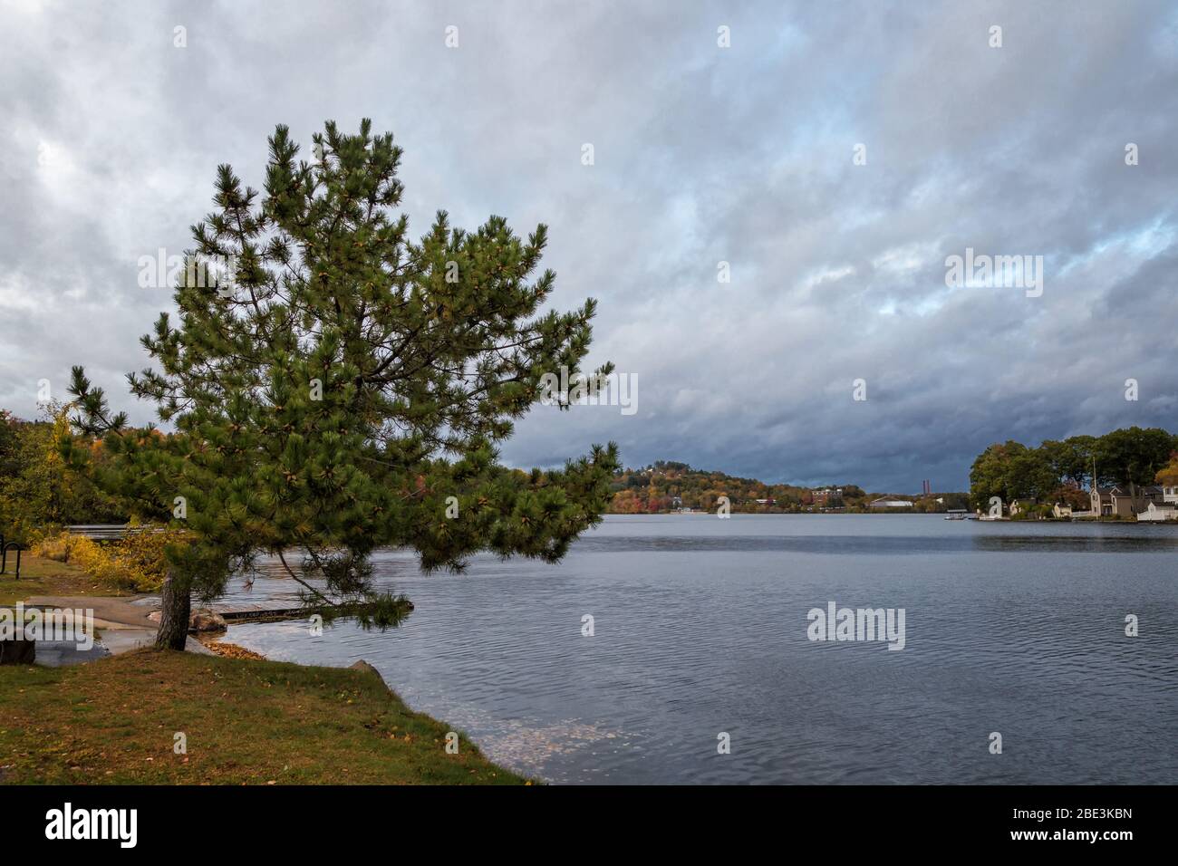 A Fall Scene in Worcester Massachusetts Stock Photo - Alamy
