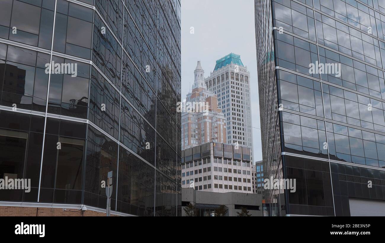Modern office buildings in Tulsa Downtown Stock Photo - Alamy