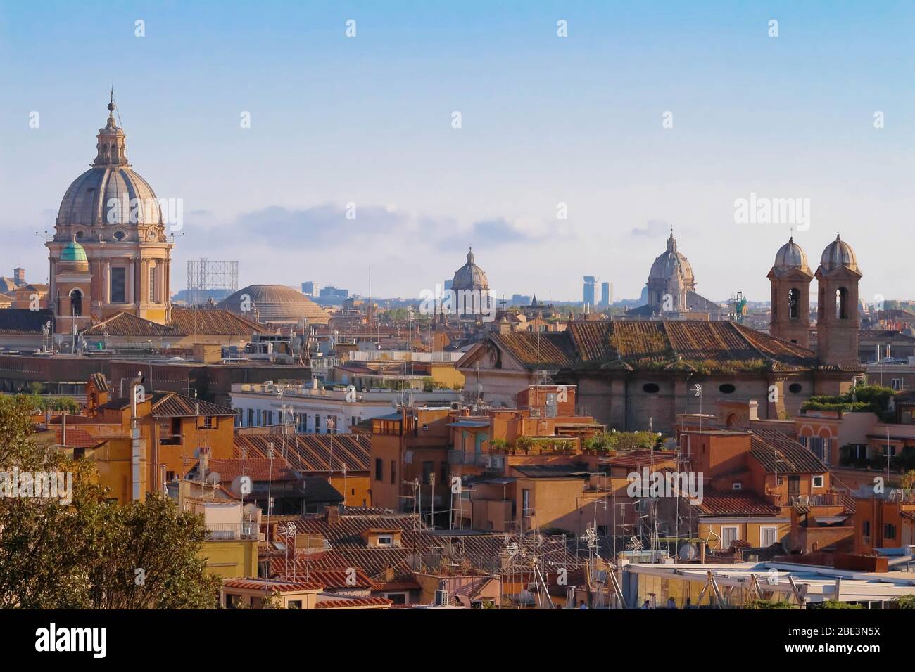 Rome, Italy - Aerial view of the city center Stock Photo - Alamy
