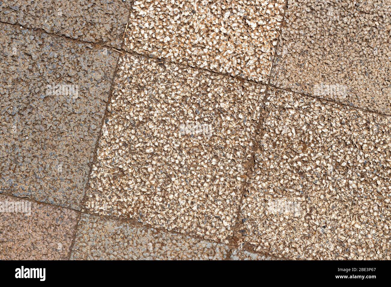 The background is made of paving tiles, the view from above Stock Photo ...