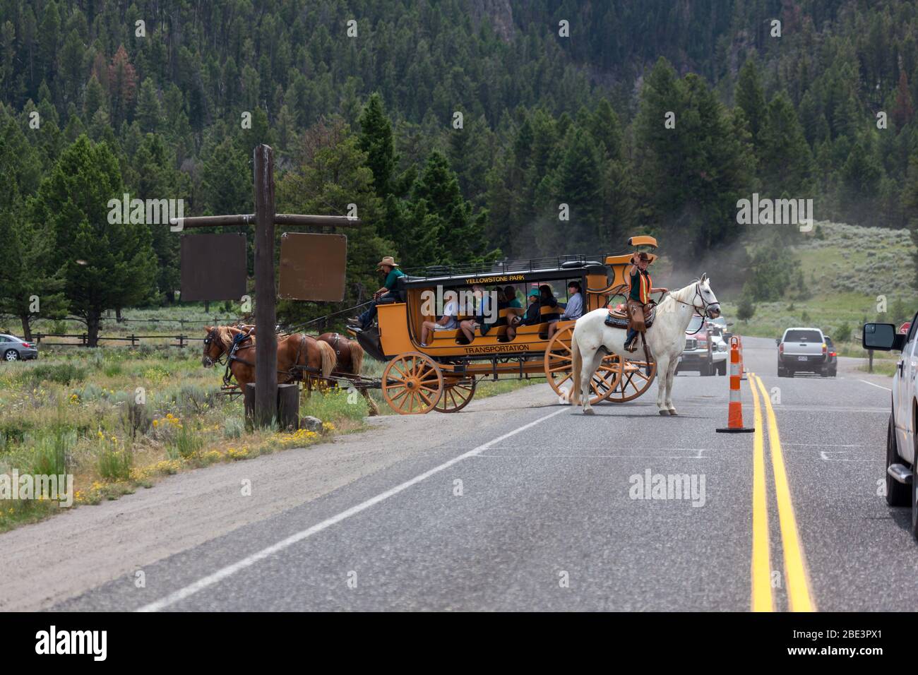 Stagecoach team horses hi-res stock photography and images - Alamy