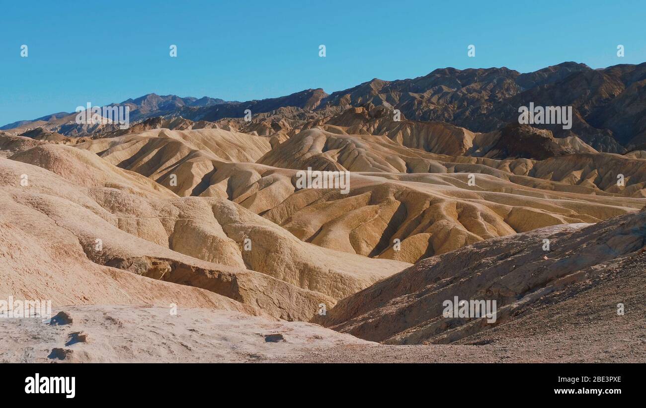 The amazing landscape of Death Valley National Park in California Stock ...