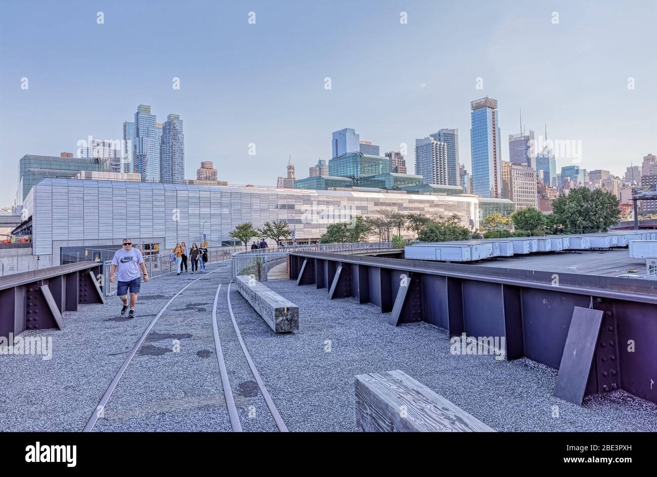 Starting point of The High Line a elevated linear park in New York ...