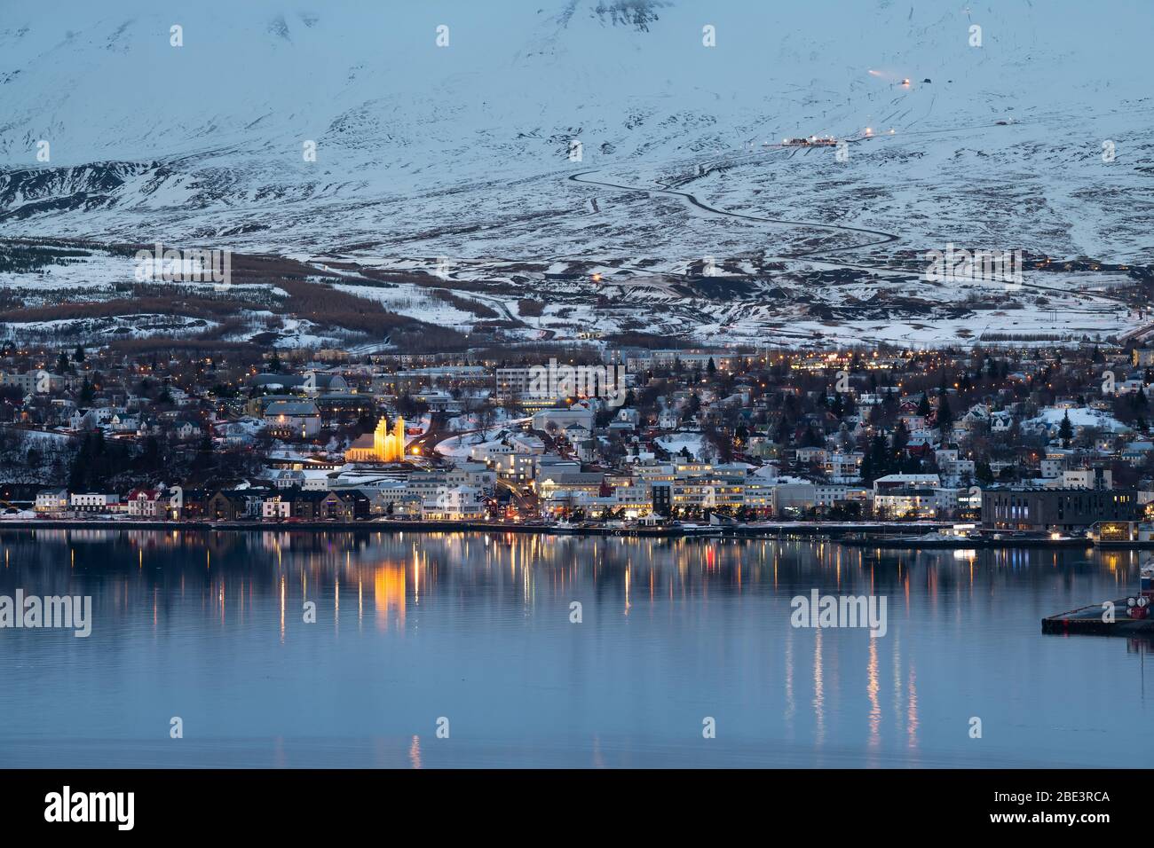 Akureyri cathedral hi-res stock photography and images - Alamy