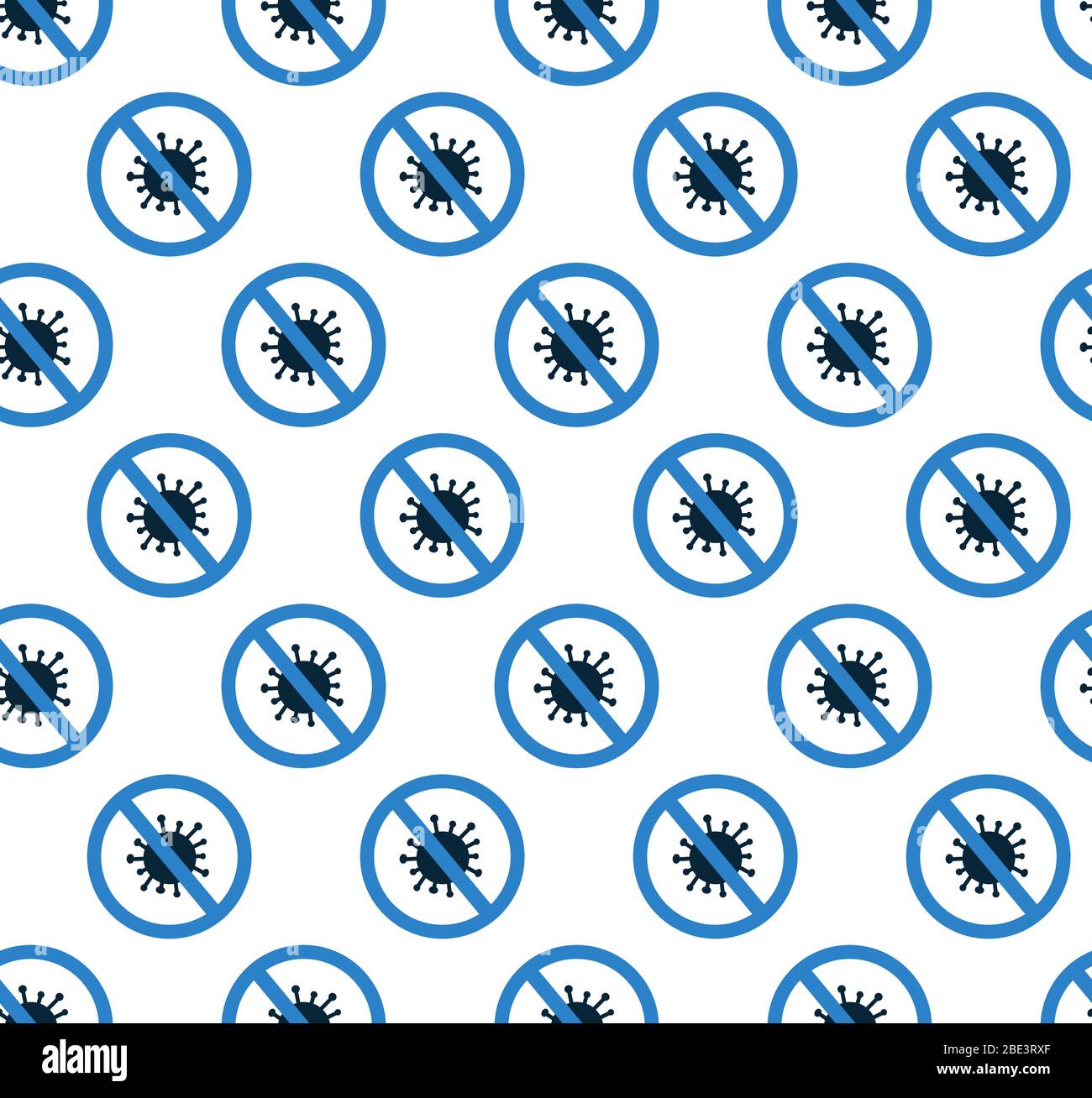 Vector seamless pattern in flat style. Endless texture. Stop ...