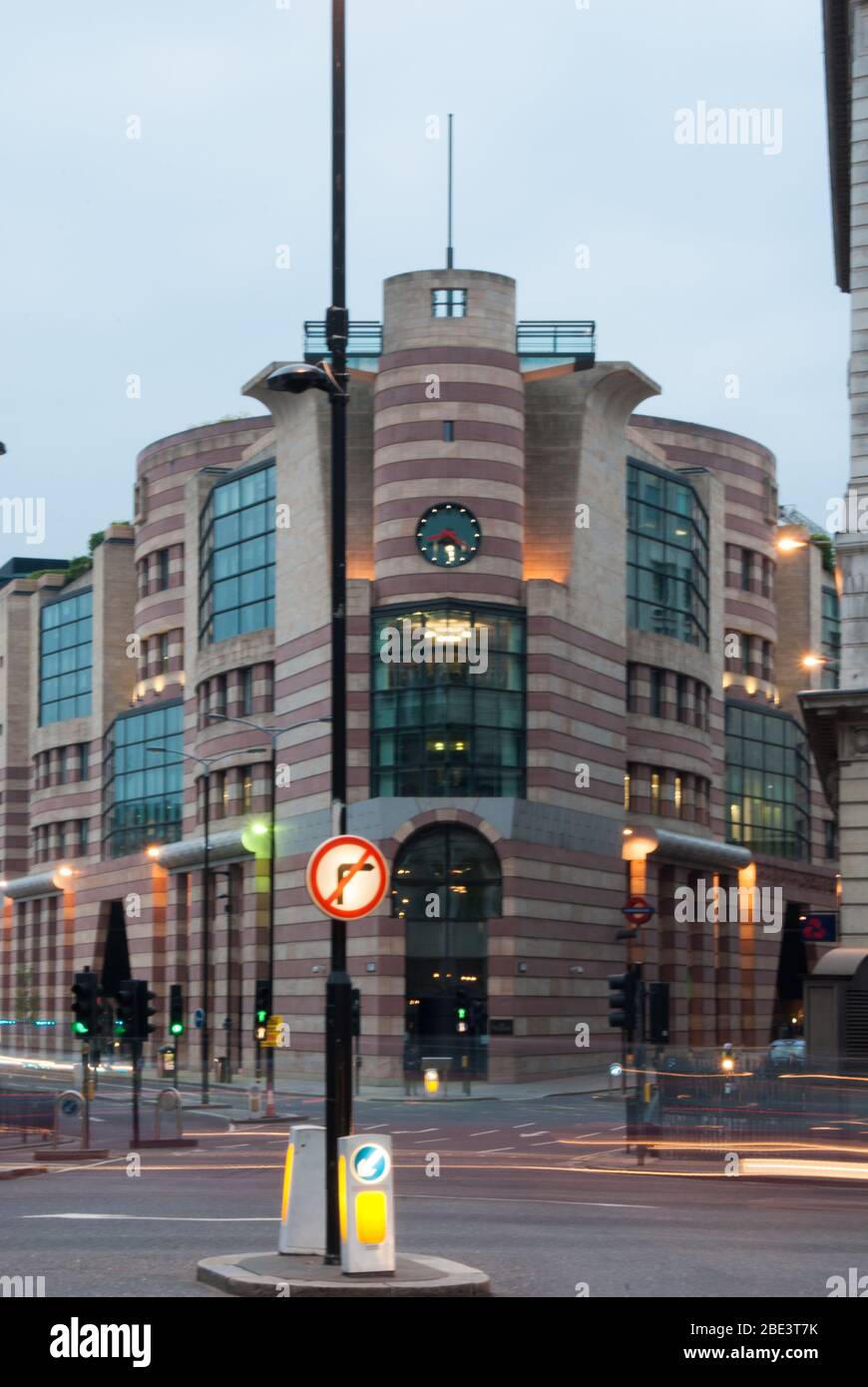 Postmodern Postmodernism Architecture Pink Limestone Tower Building Coq ...