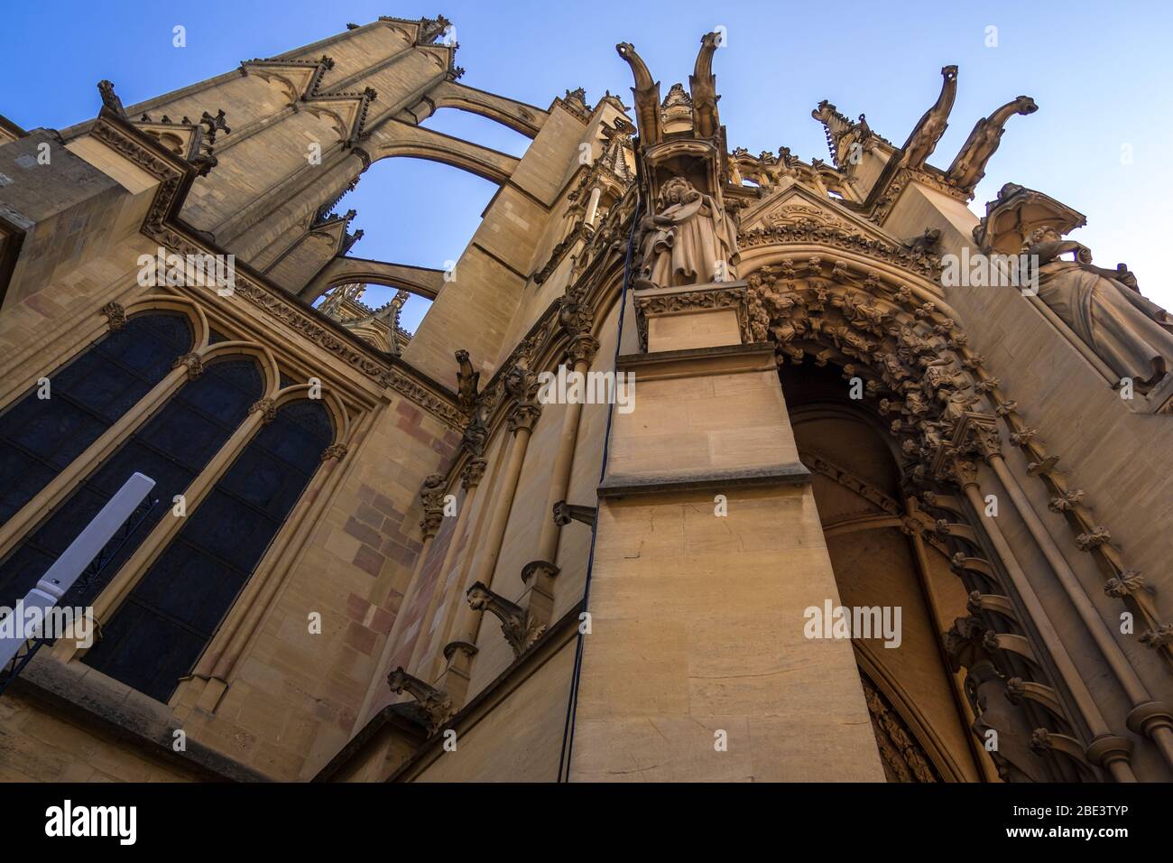 Metz cathedral gothic facade hi-res stock photography and images - Alamy
