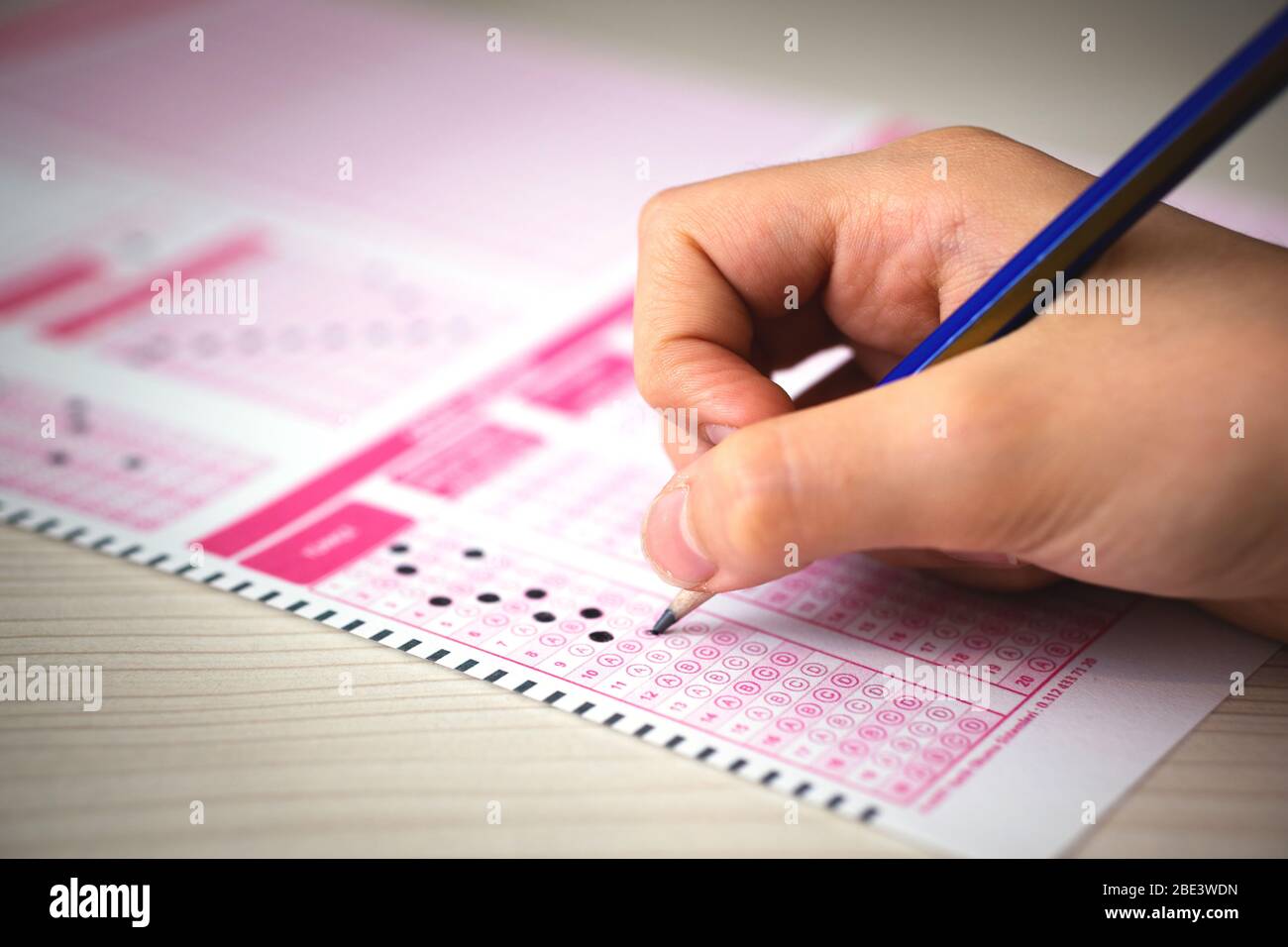 Student taking examination hi-res stock photography and images - Alamy