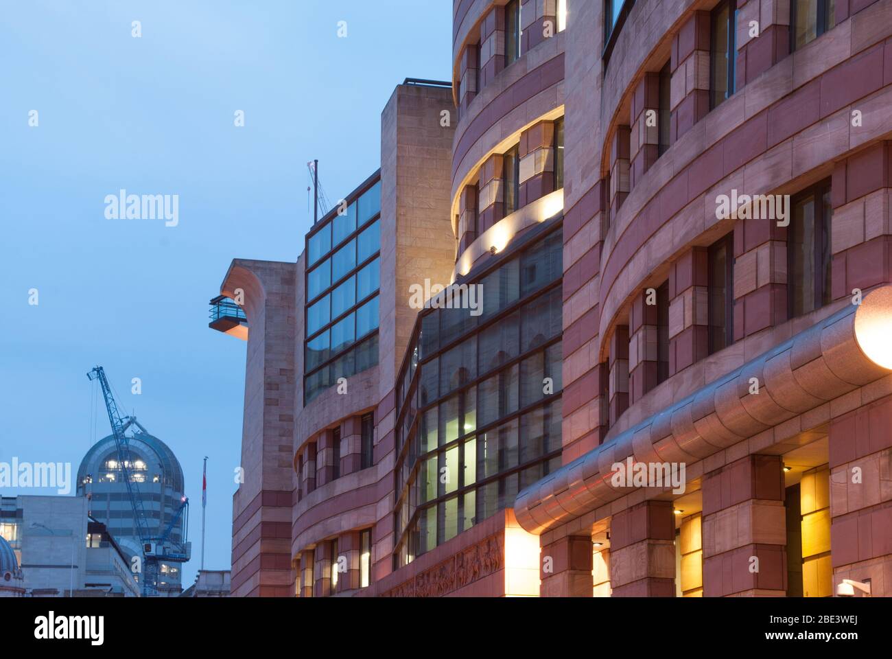 Postmodern Postmodernism Architecture Pink Limestone Tower Building Coq ...
