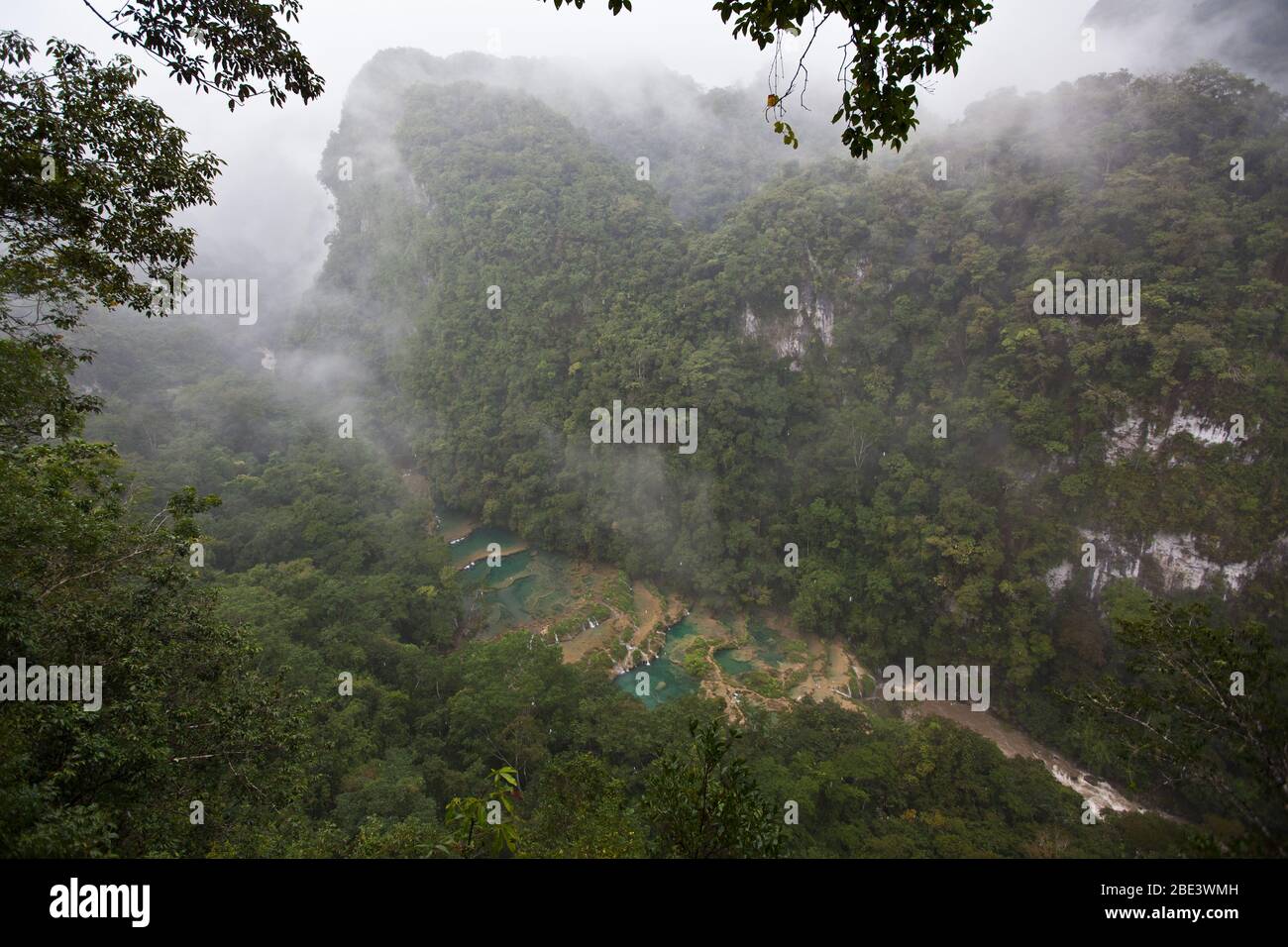 Paradise remote jungle waterfalls of semuc champey fresh turquoise ...