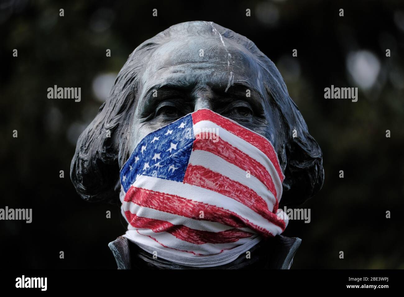 George washington life mask hi-res stock photography and images - Alamy