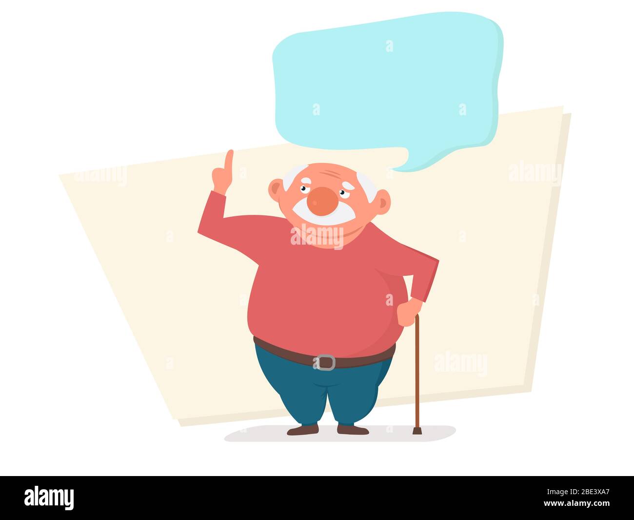 Father giving advice Stock Vector Images - Alamy
