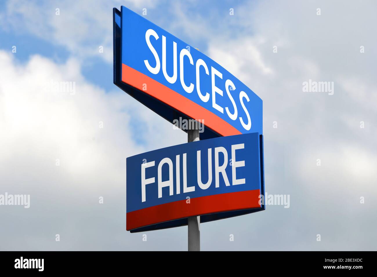 Success and failure street sign Stock Photo - Alamy
