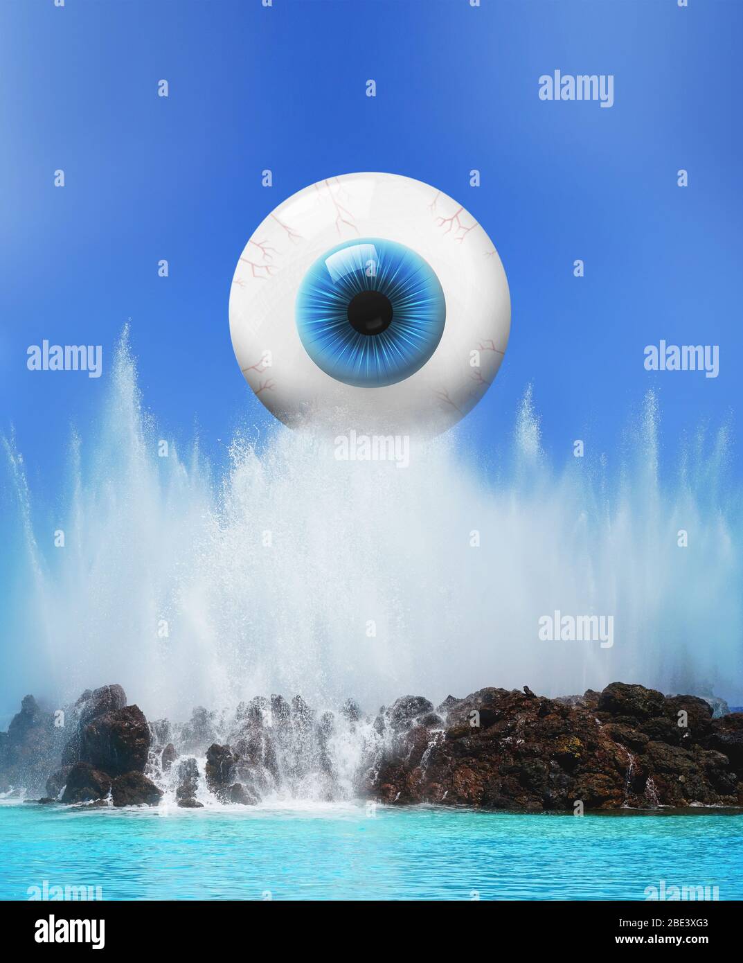 Fountain water splash hi-res stock photography and images - Alamy