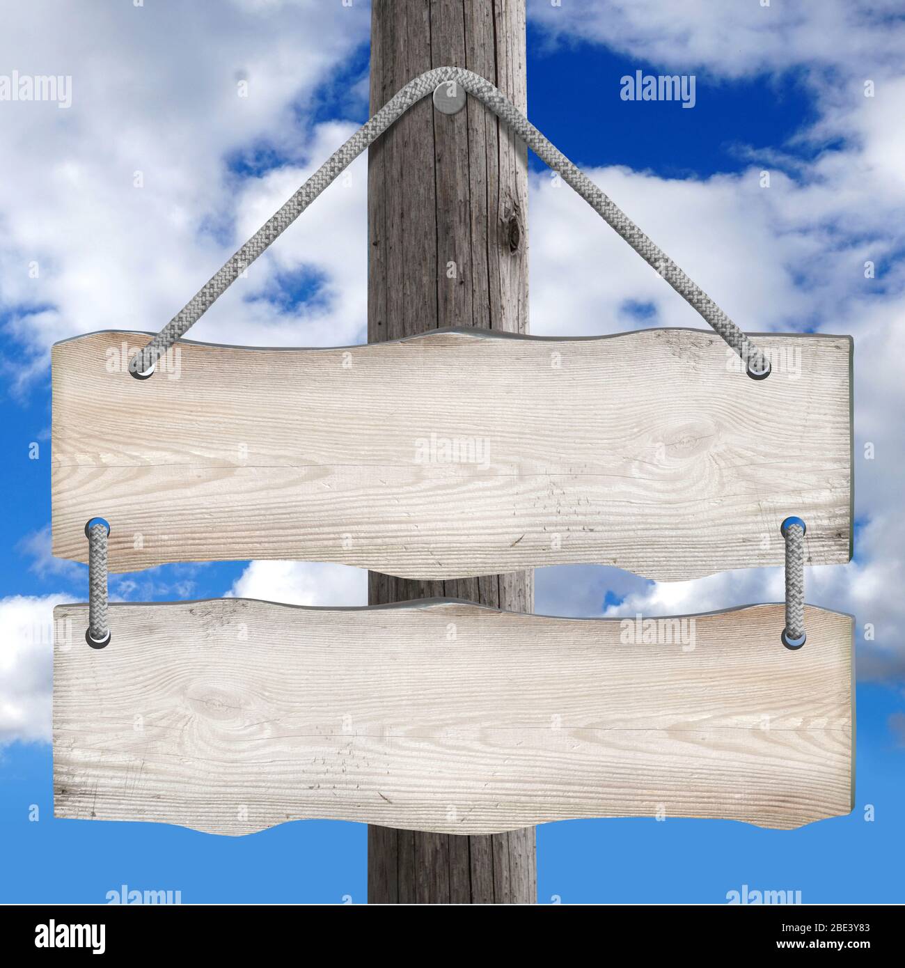 Wooden signpost concept Stock Photo - Alamy