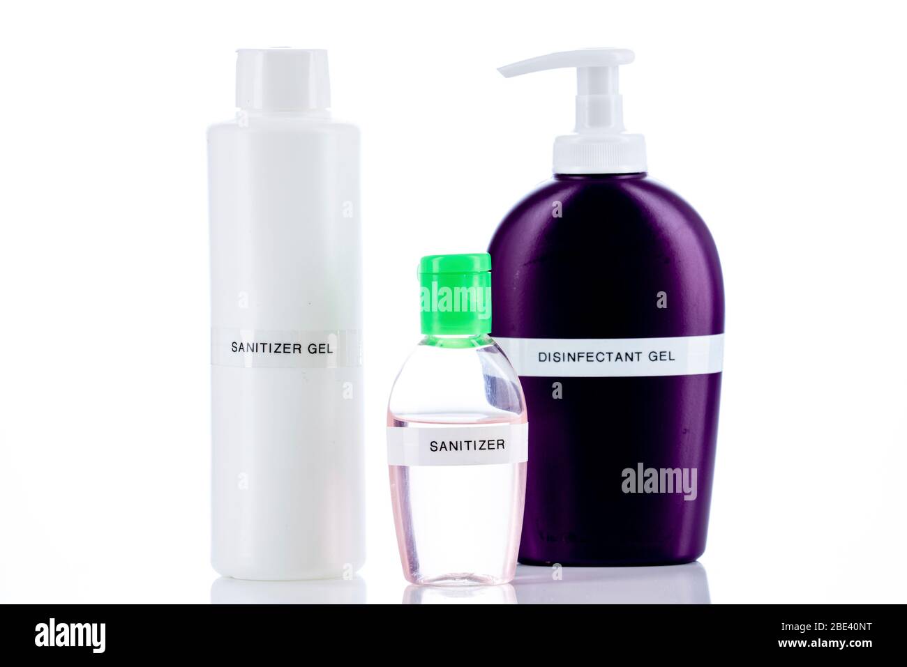 Hand sanitizer and soap Stock Photo - Alamy