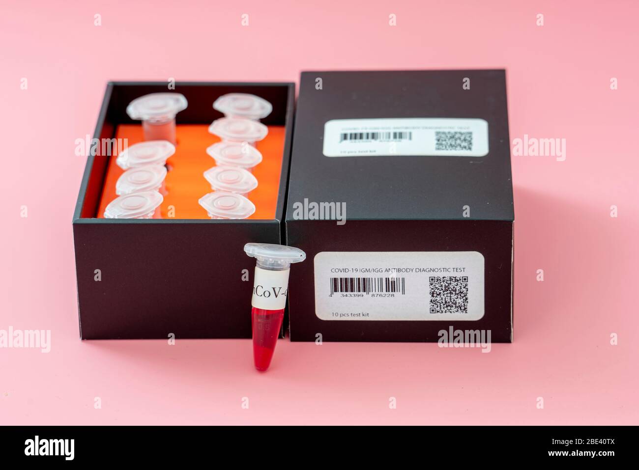 Covid-19 antibody test kit Stock Photo - Alamy