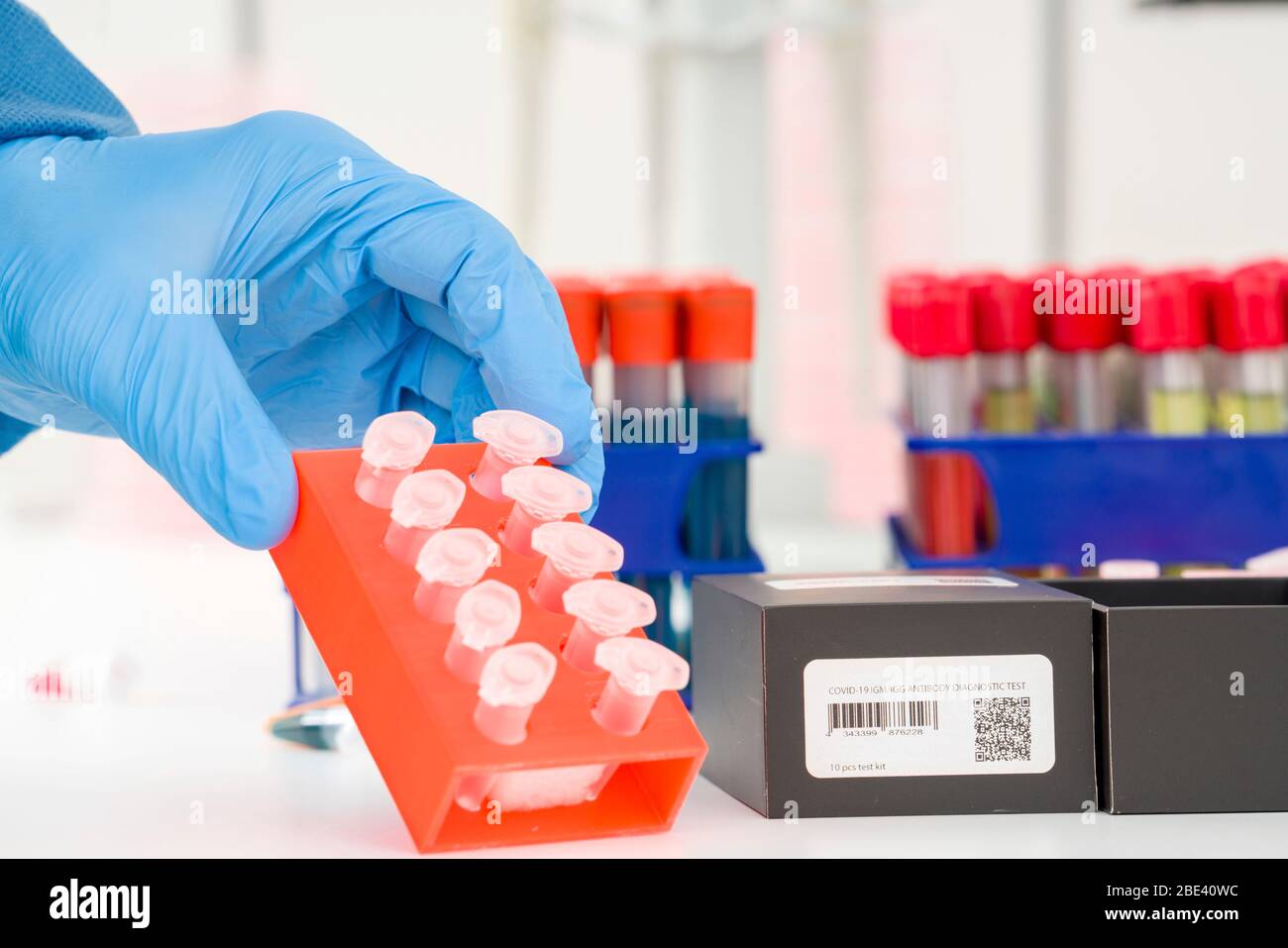 Covid-19 antibody test Stock Photo - Alamy