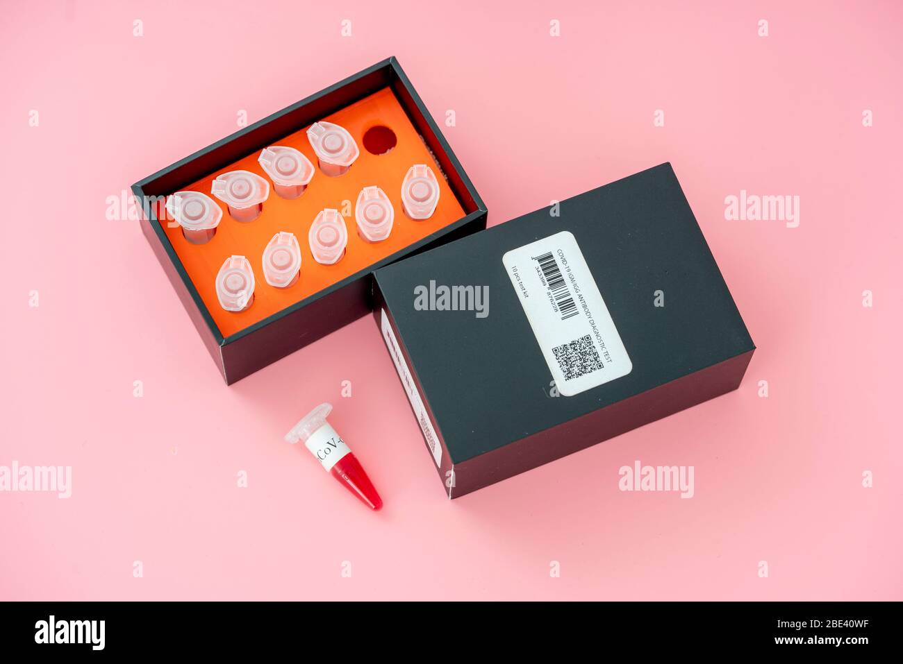 Covid-19 antibody test kit Stock Photo - Alamy
