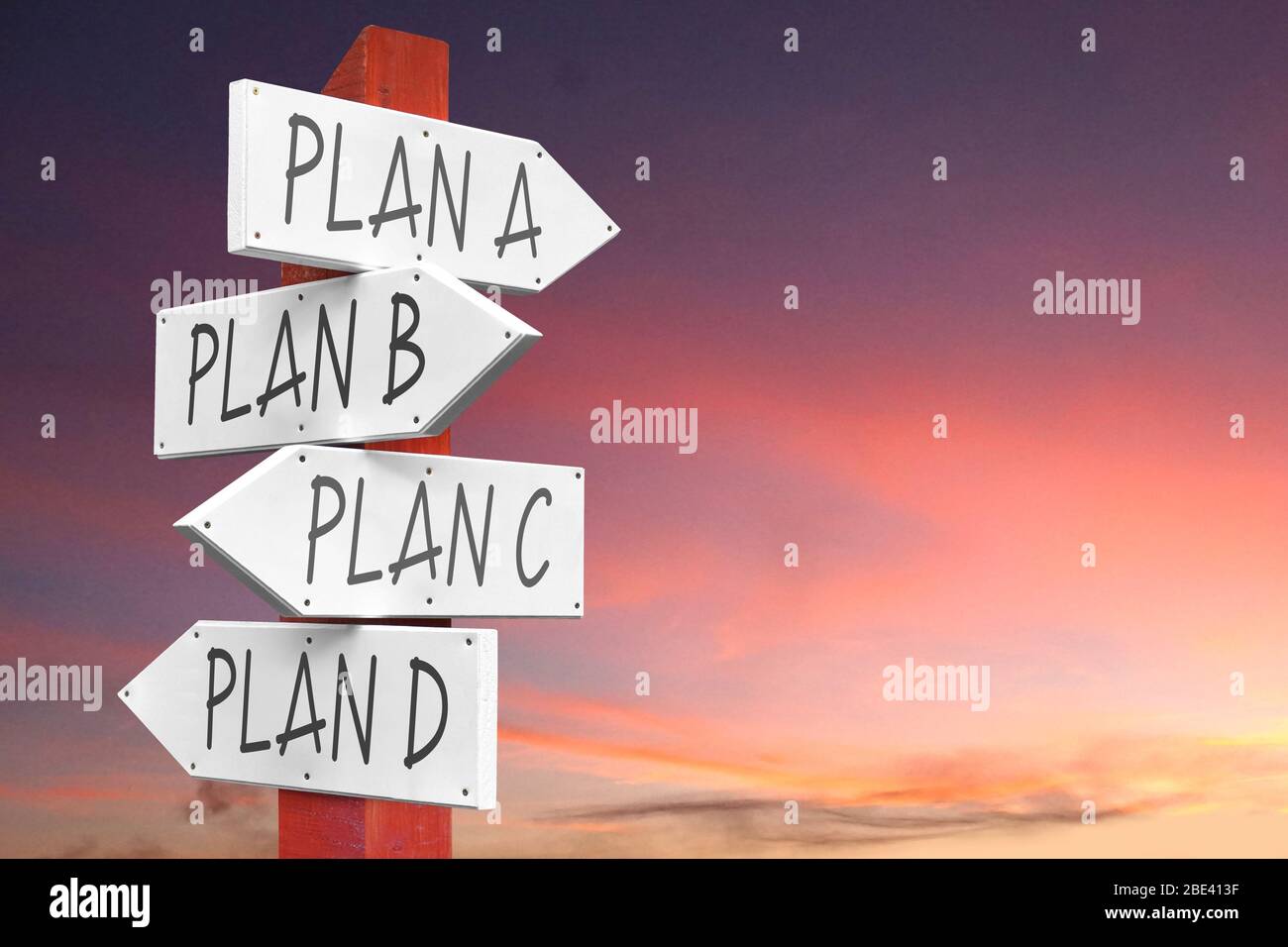 Plan A, B, C, D - concept Stock Photo - Alamy
