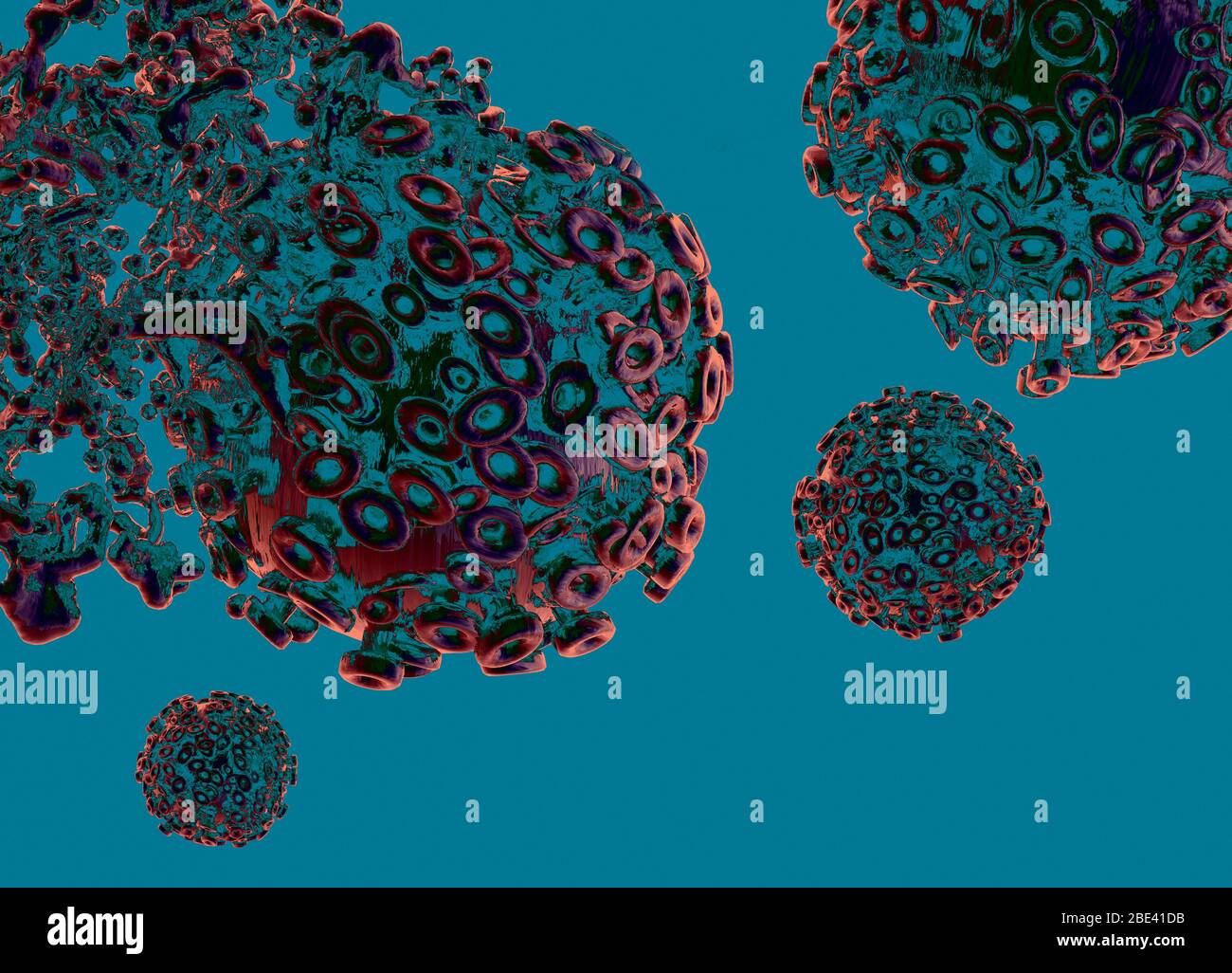 Virus spreading, illustration Stock Photo - Alamy