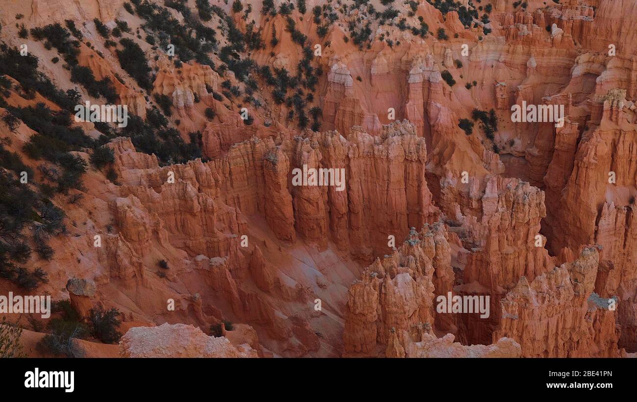 The red cliffs of Bryce Canyon National Park in Utah Stock Photo - Alamy