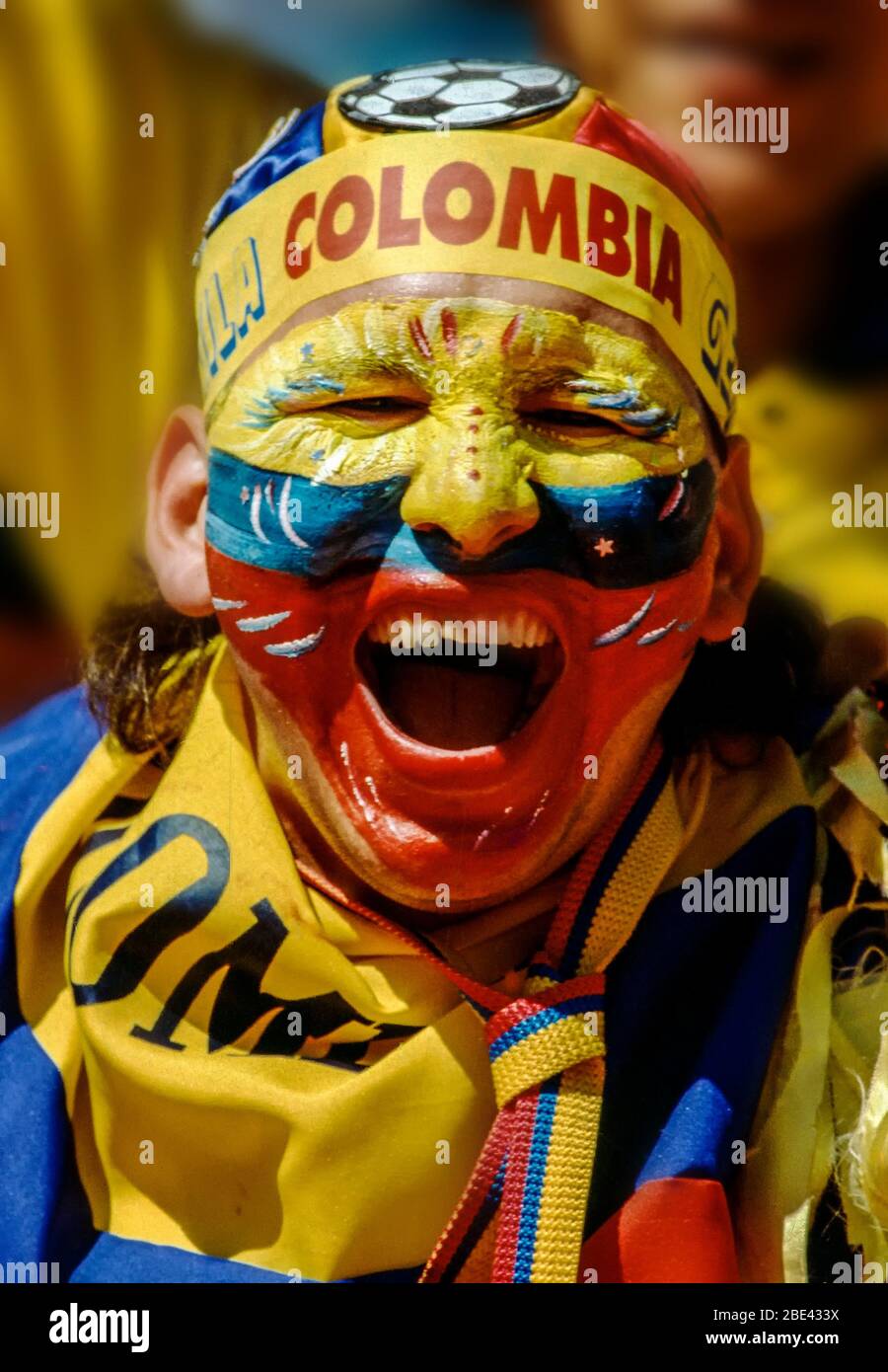 Soccer fan face paint hi-res stock photography and images - Alamy