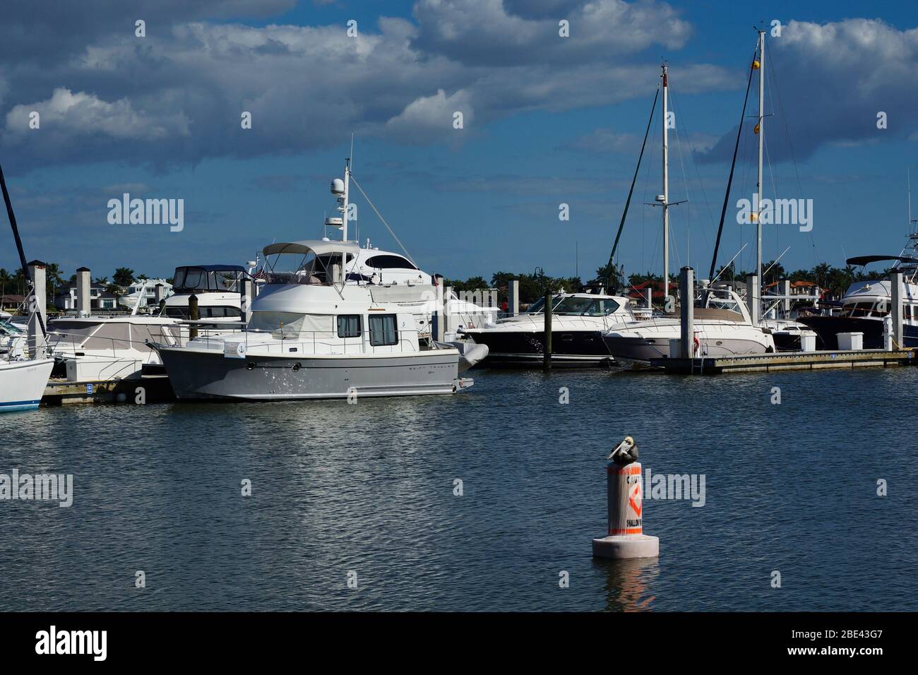 Boats at City Dock, Naples, Florida Stock Photo - Alamy