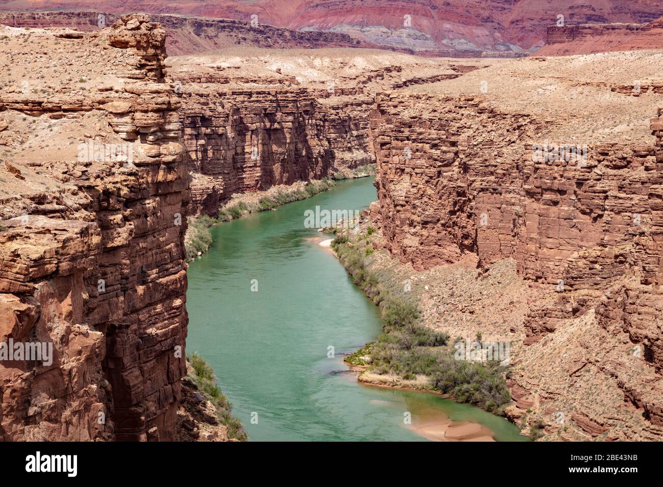Colorado River at Lee's Ferry in Glen Canyon National Recreation Area ...