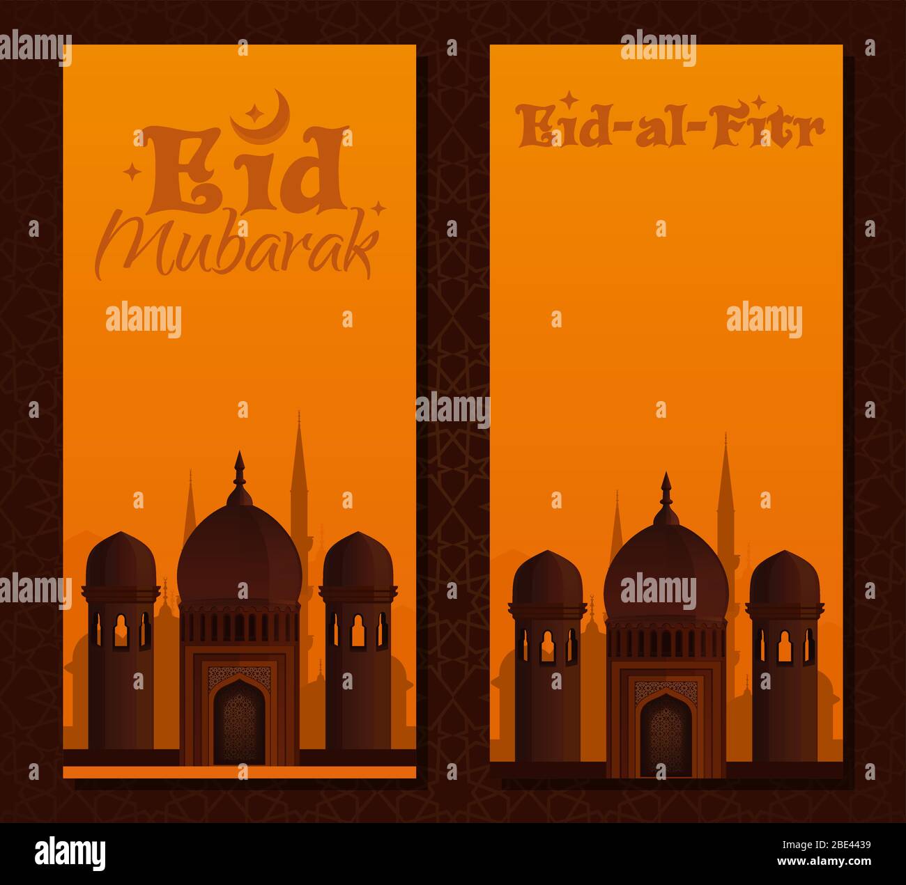 Islamic Greeting Card Template Mosque High Resolution Stock Photography ...