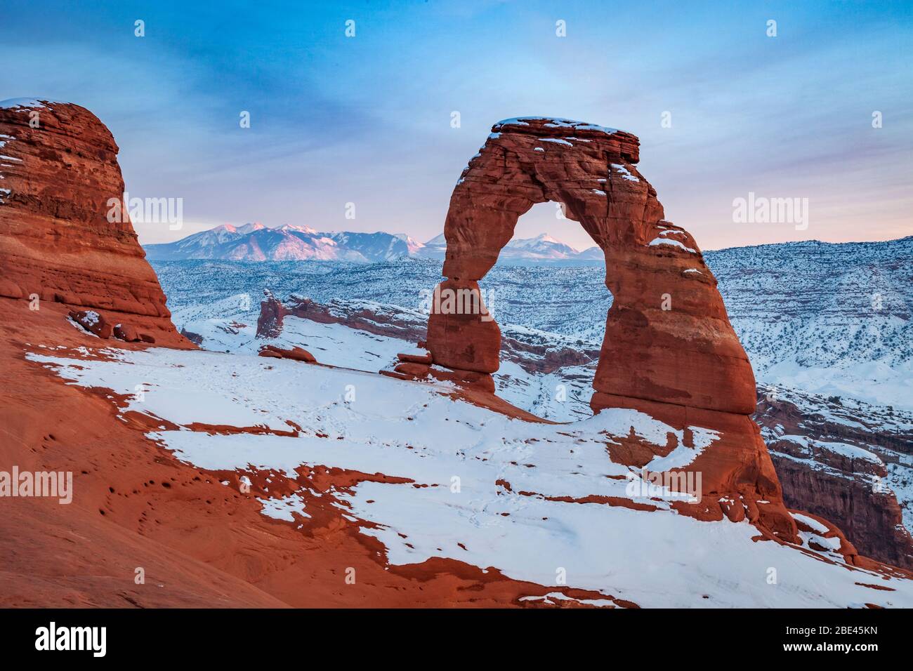 Delicate Arch Snow