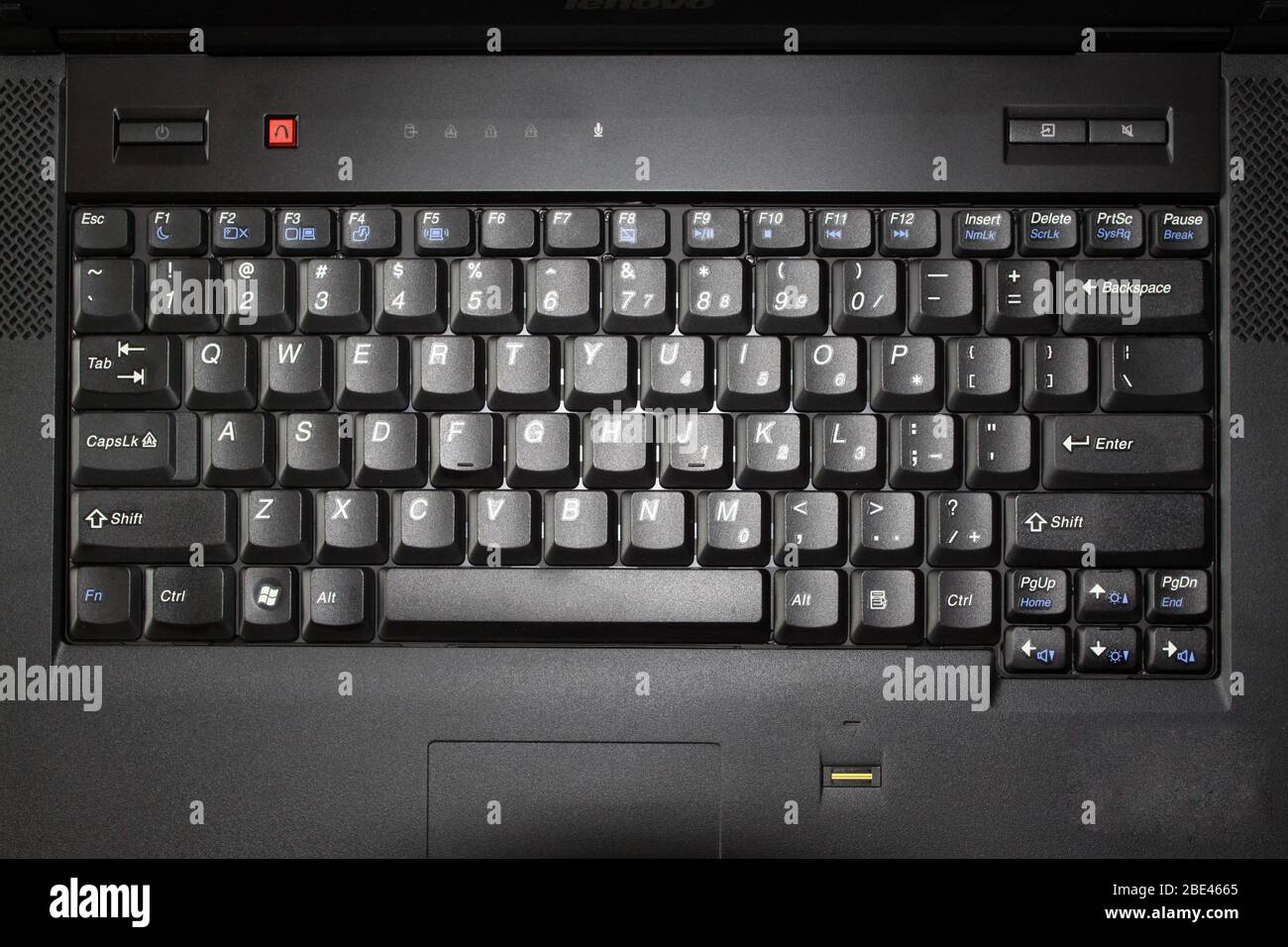 closeup of laptop keyboard Stock Photo - Alamy