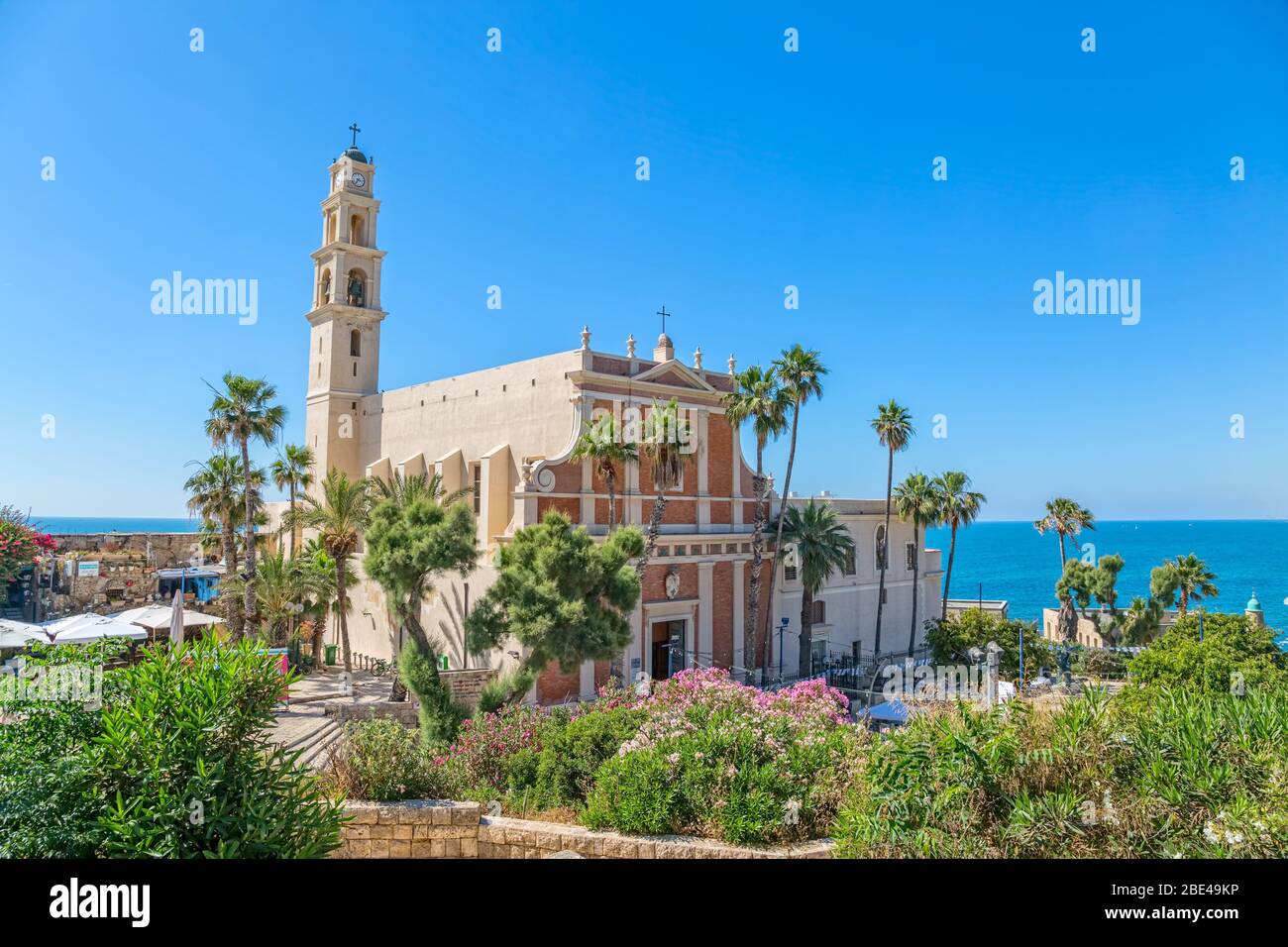 Street church jaffa hi-res stock photography and images - Alamy