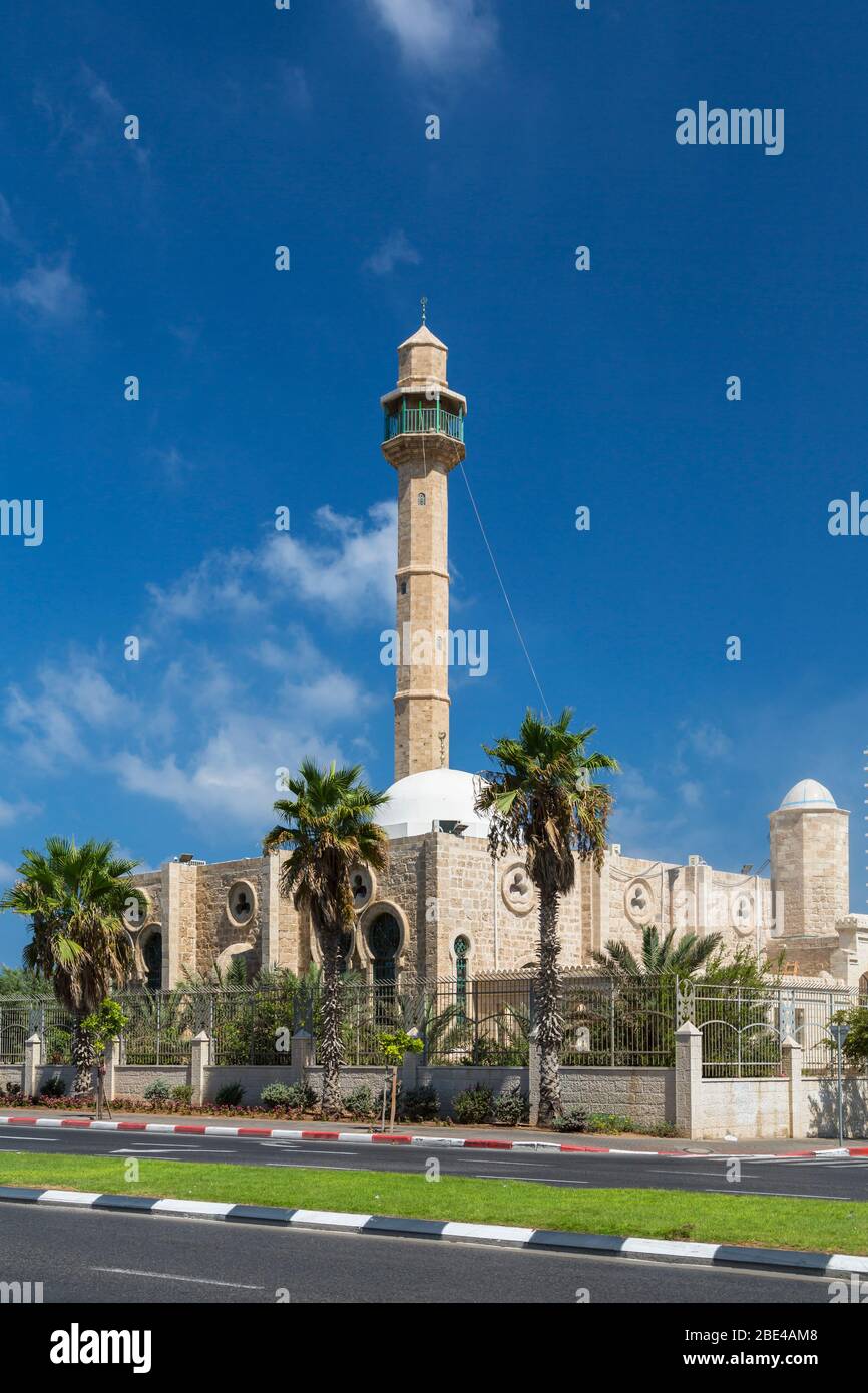 The Hassan Bek Mosque in Tel Aviv, Israel, Middle East Stock Photo - Alamy