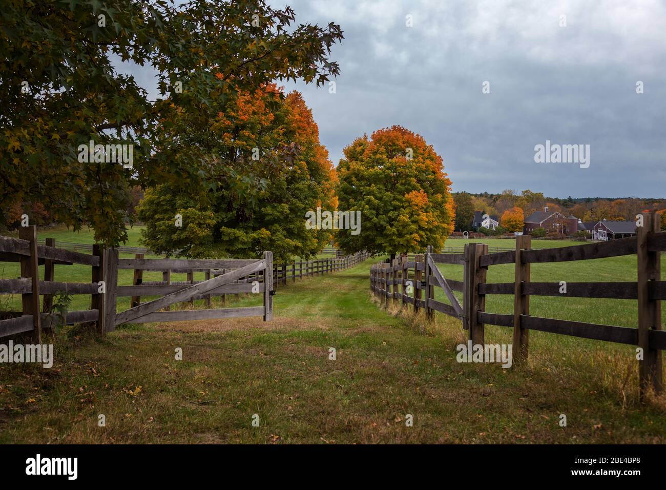 Autumn Landscapes in Massachusetts Stock Photo - Alamy