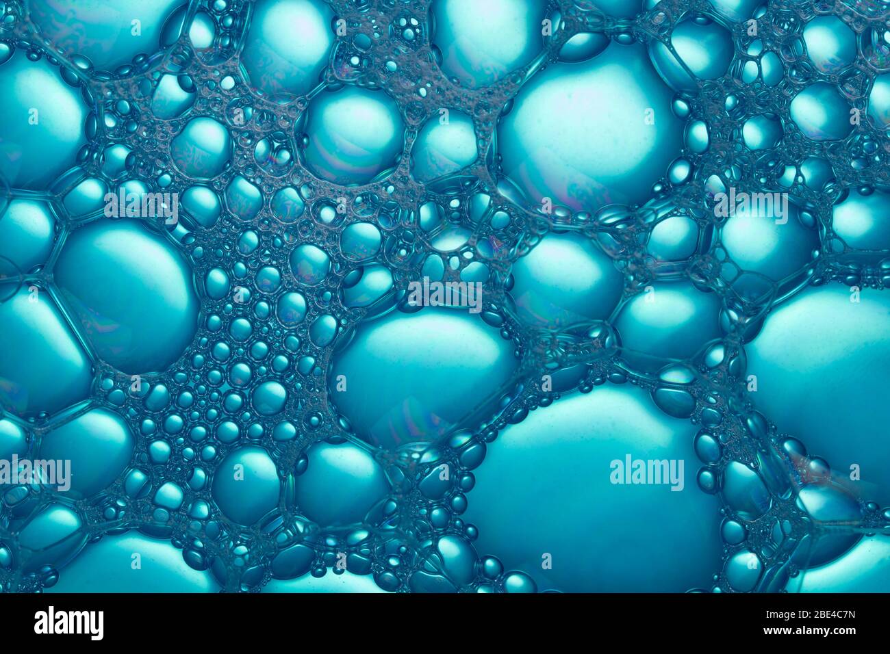 Abstract Background Blue. Foam Texture close up Stock Photo - Alamy