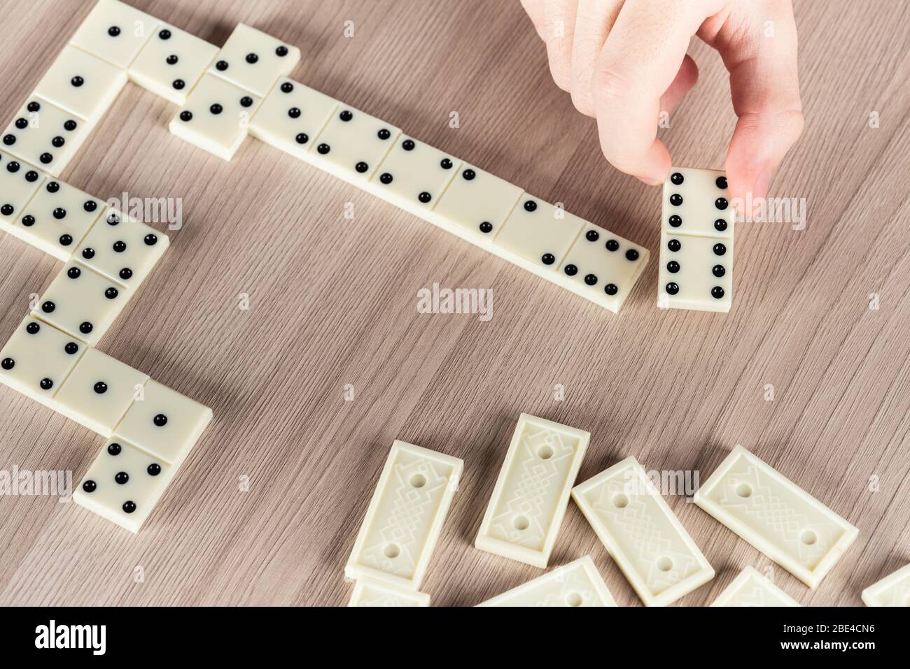 Person playing number game hi-res stock photography and images - Alamy