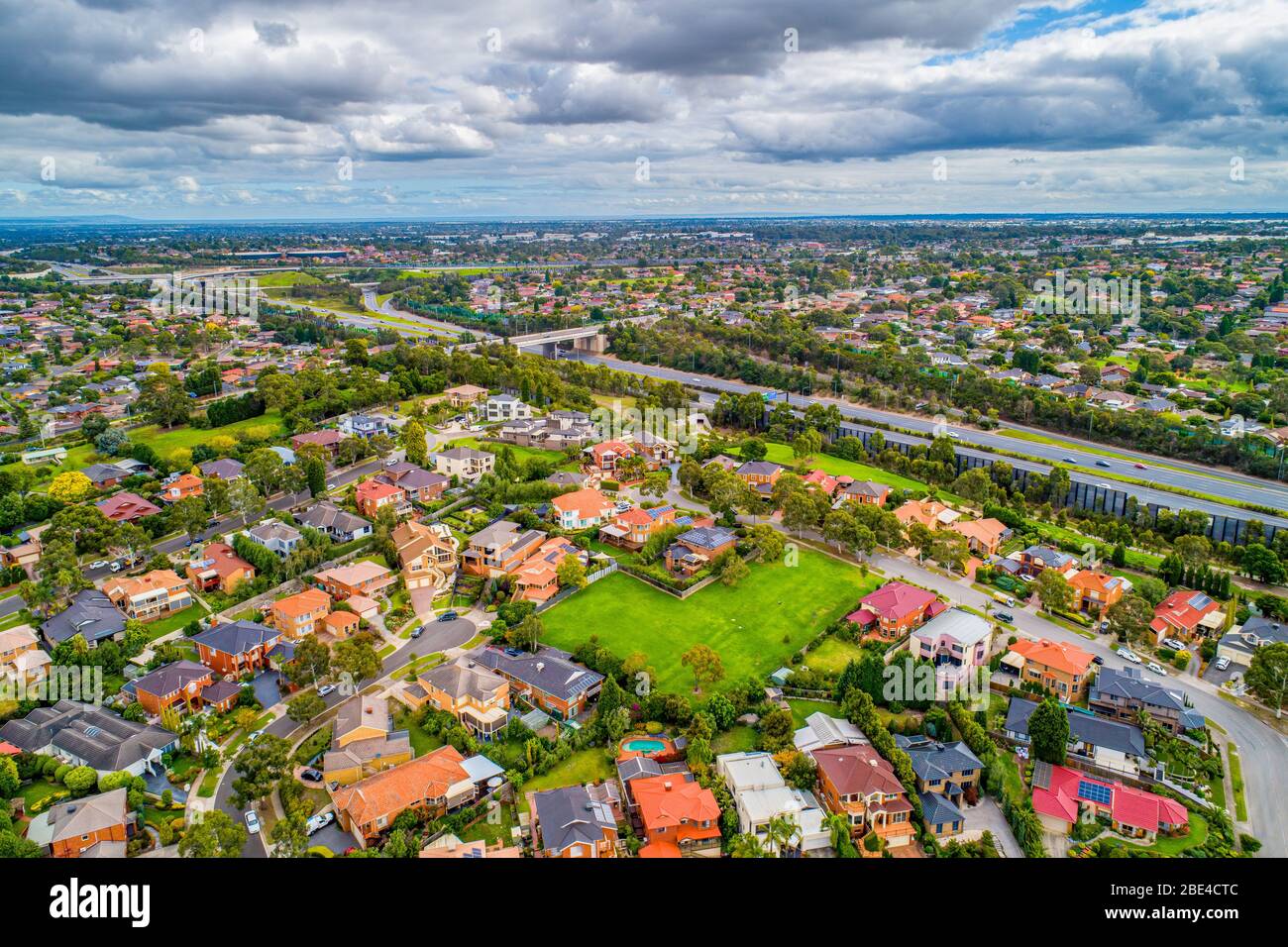 Private residences in Rowville suburb near Eastlink Highway in ...