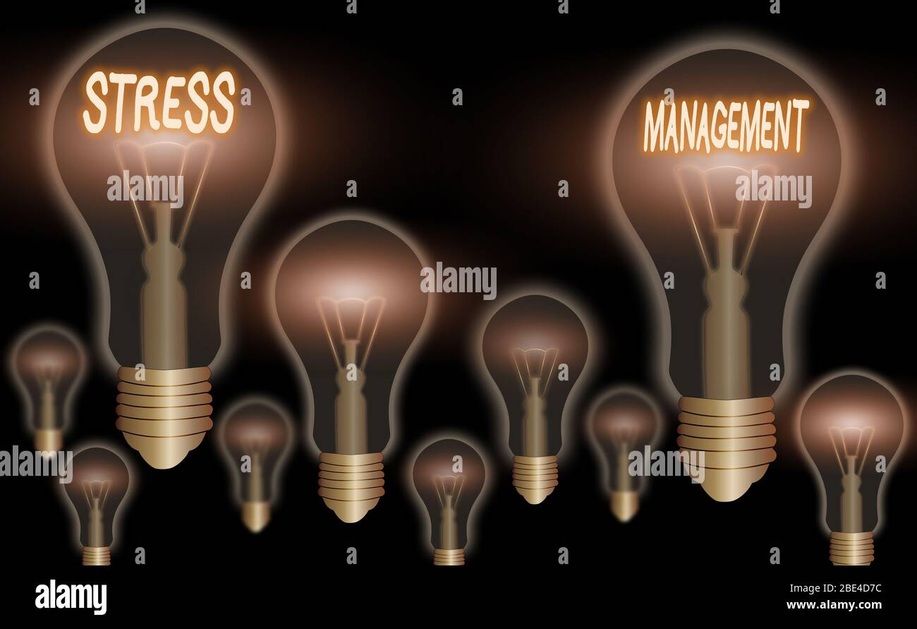 Handwriting text Stress Management. Conceptual photo method of limiting ...