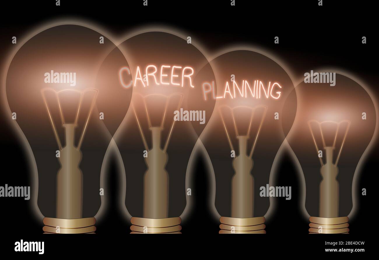 Conceptual hand writing showing Career Planning. Concept meaning ...