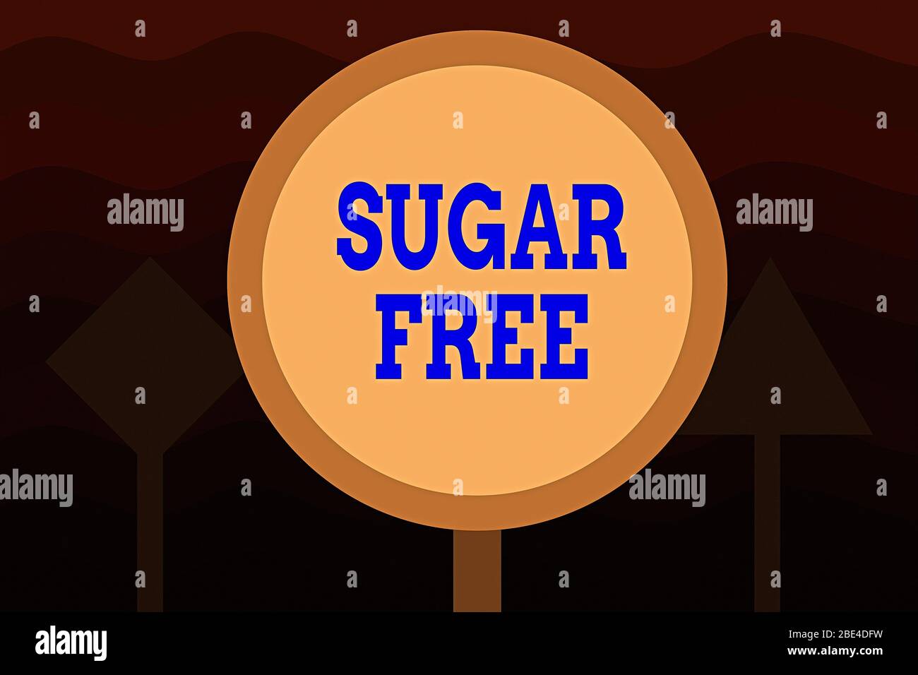 Handwriting text Sugar Free. Conceptual photo containing an artificial ...