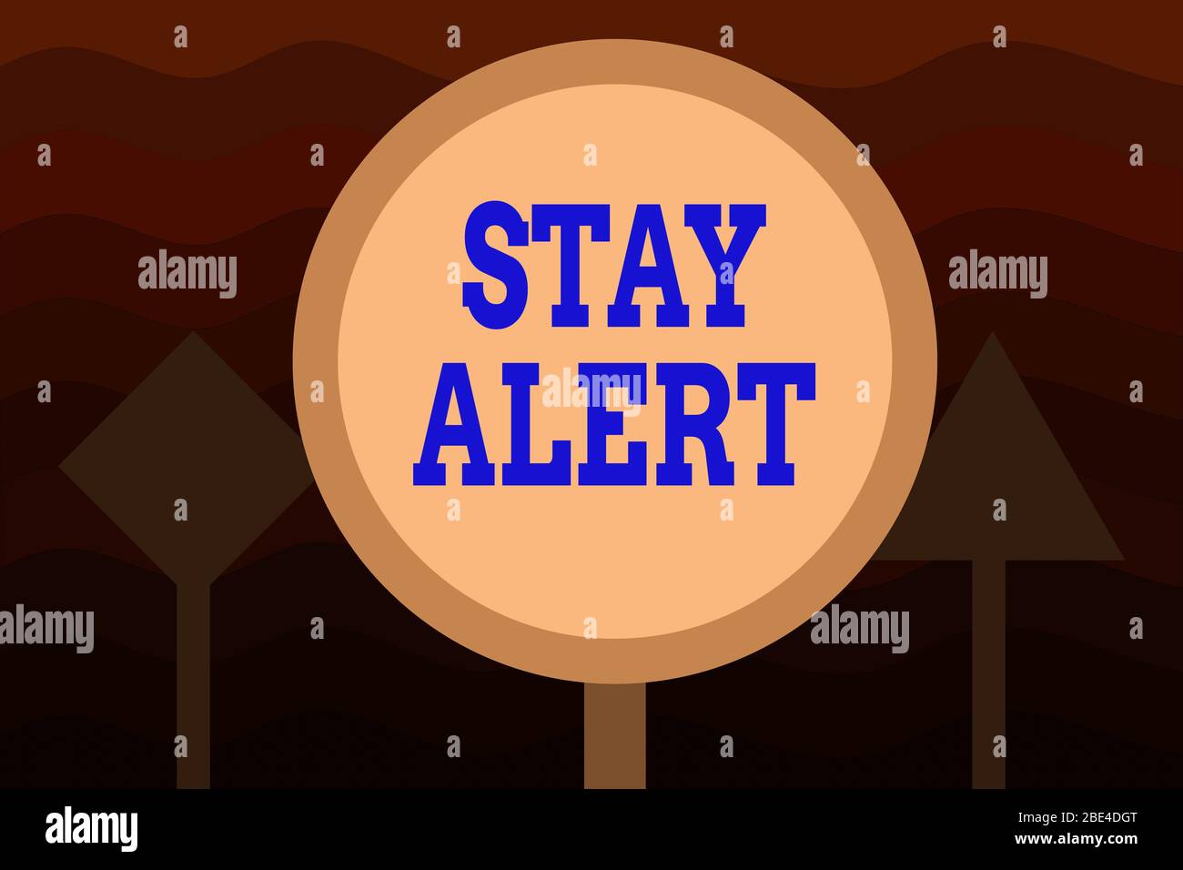 Handwriting text Stay Alert. Conceptual photo Paying full attention to ...