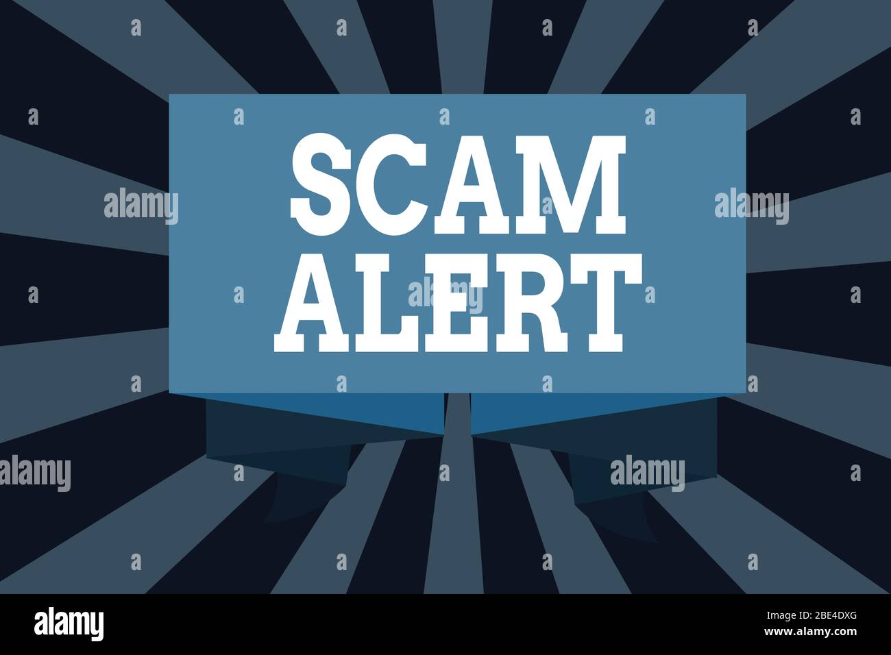 Text sign showing Scam Alert. Business photo showcasing warning someone ...